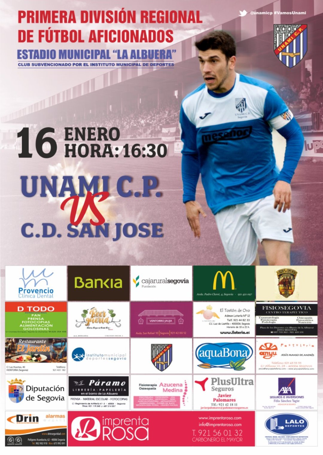 Unami C.P. vs C.D. San Jose - Eventos de Segovia
