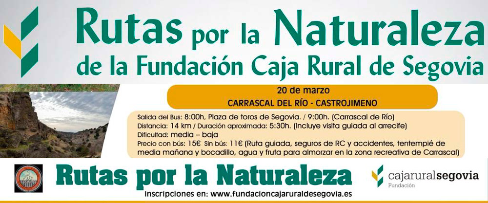 Rutas por la Naturaleza CARRASCAL DEL RÍO – CASTROJIMENO - Eventos de ...