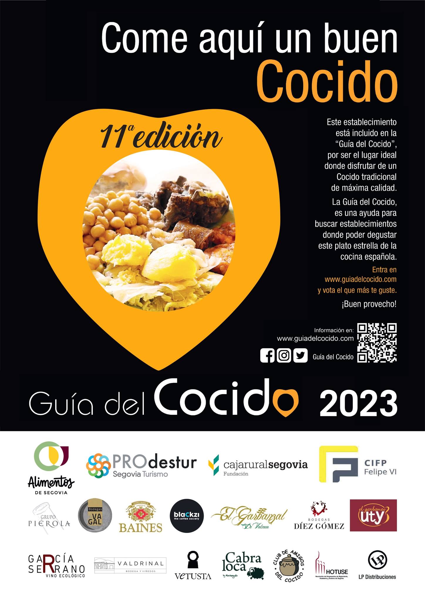 Guía del Cocido 2023 en Segovia - Eventos de Segovia