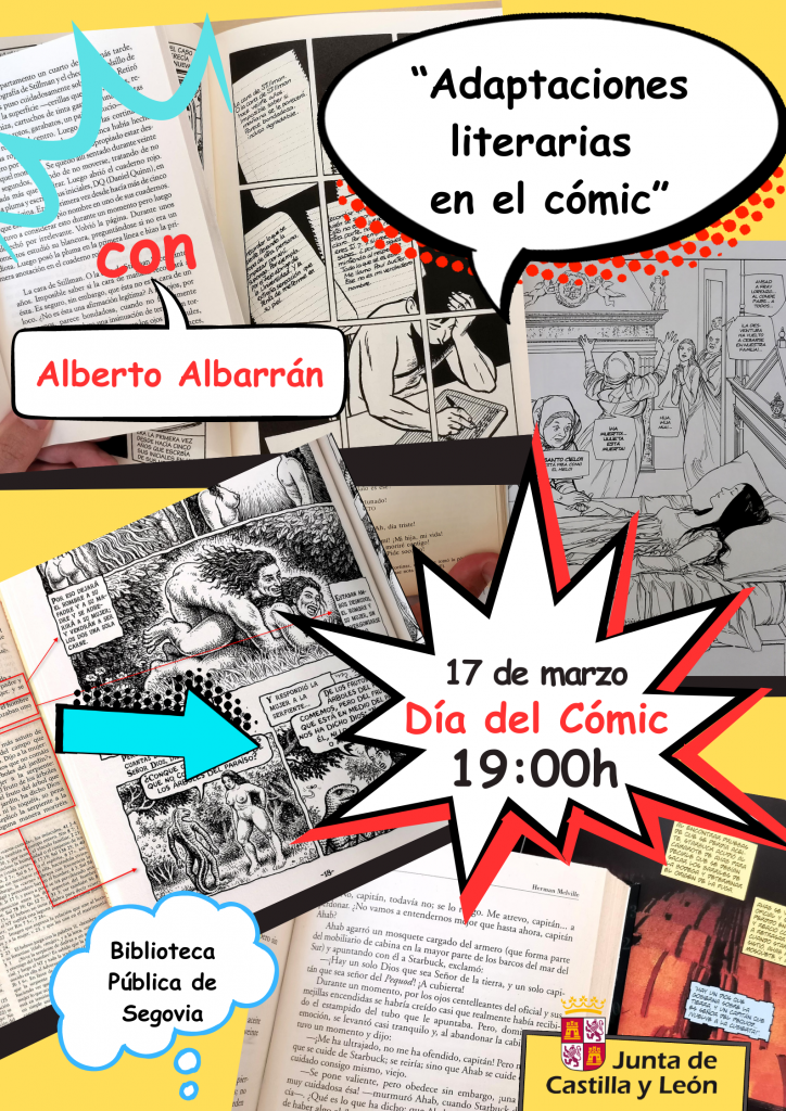 DÍA DEL CÓMIC: CONFERENCIA DE ALBERTO ALBARRÁN - ADAPTACIONES ...