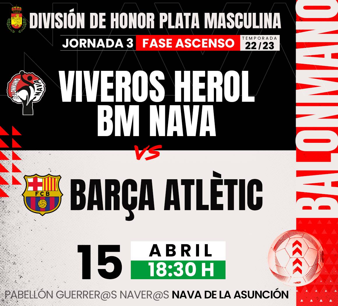 Viveros Herol BM Nava vs Barça Atlétic - Eventos de Segovia