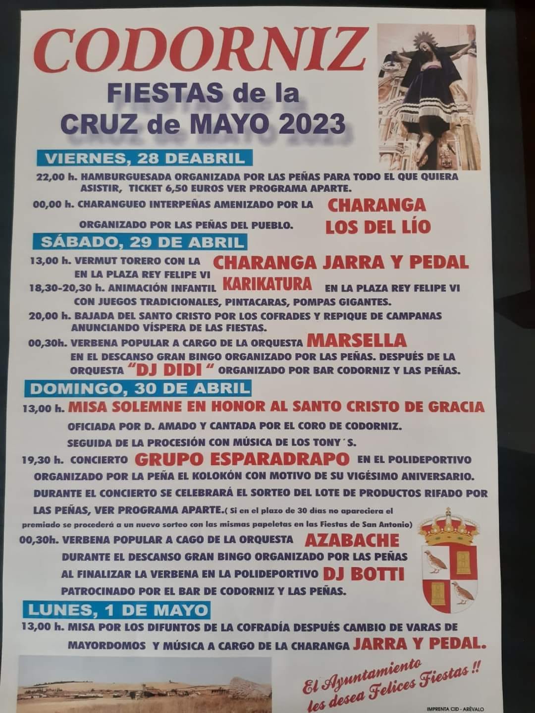 Fiestas de la Cruz de Mayo 2023 en Codorniz - Eventos de Segovia