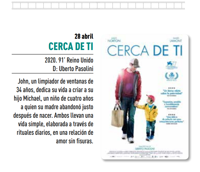 Cine Club Studio - Cerca de ti - Eventos de Segovia