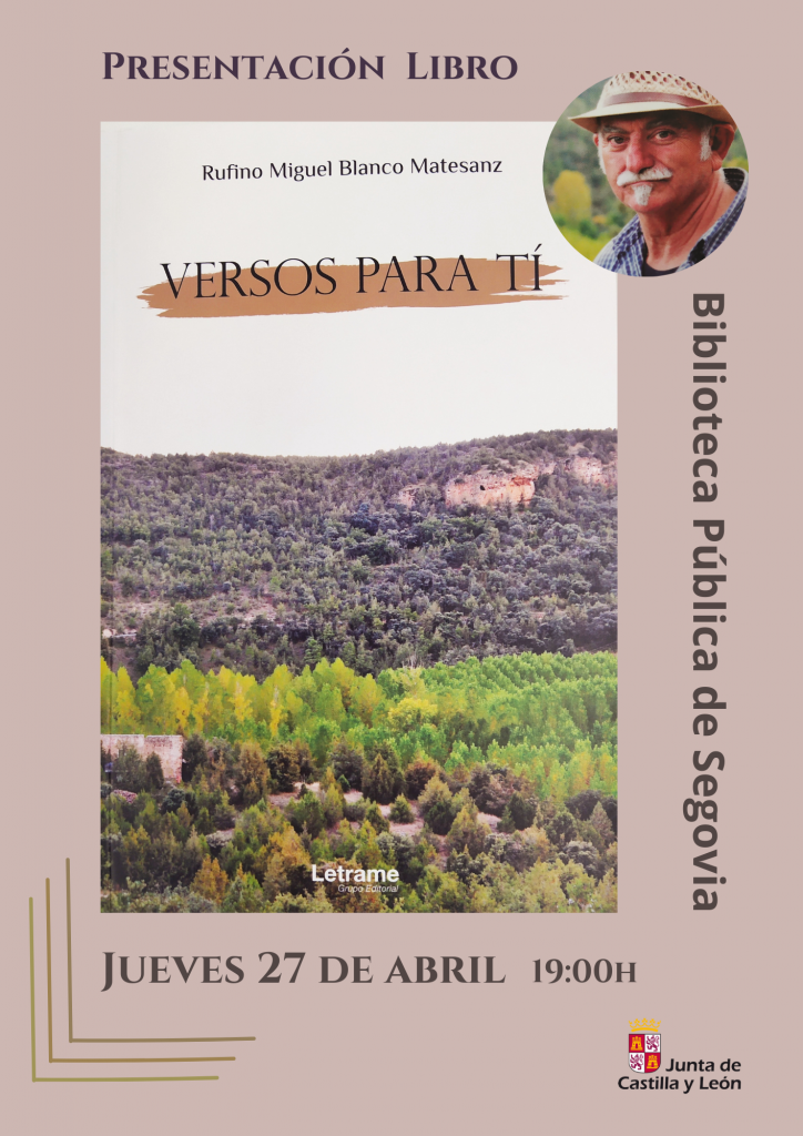 Presentación de Versos para ti de Rufino Miguel Blanco Matesanz ...