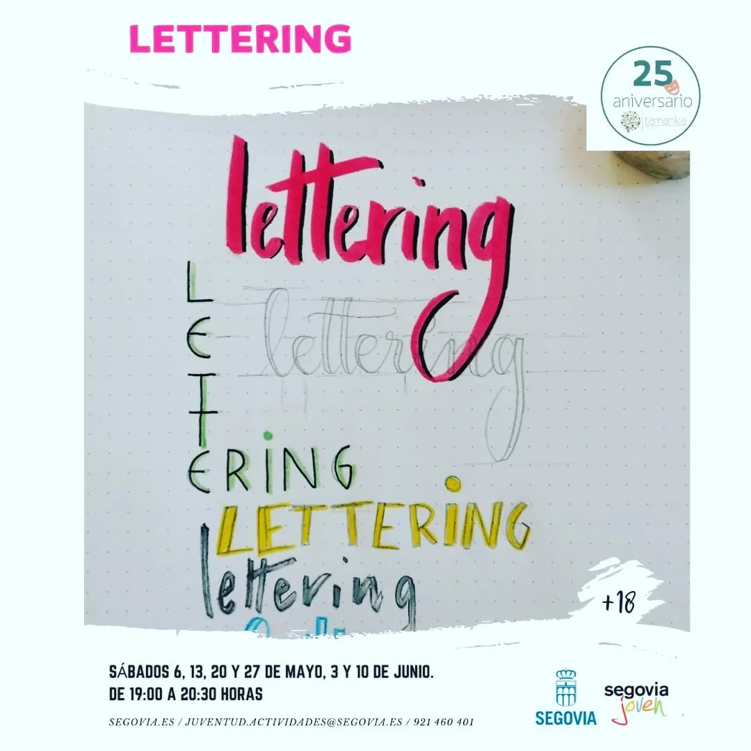 Taller de Lettering en la Casa Joven - Eventos de Segovia