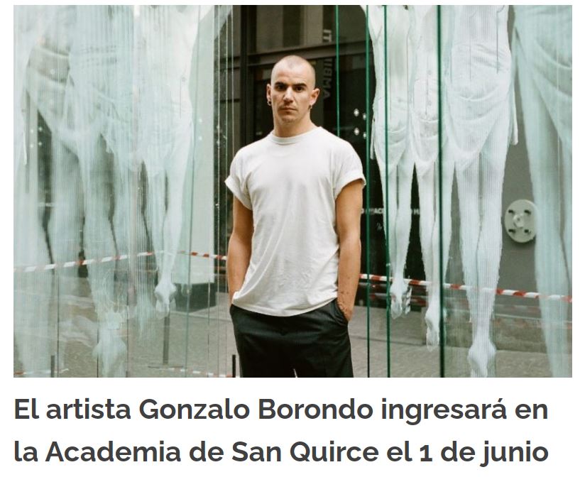 Nombramiento de Gonzalo Borondo en Academia de San Quirce - Eventos de ...