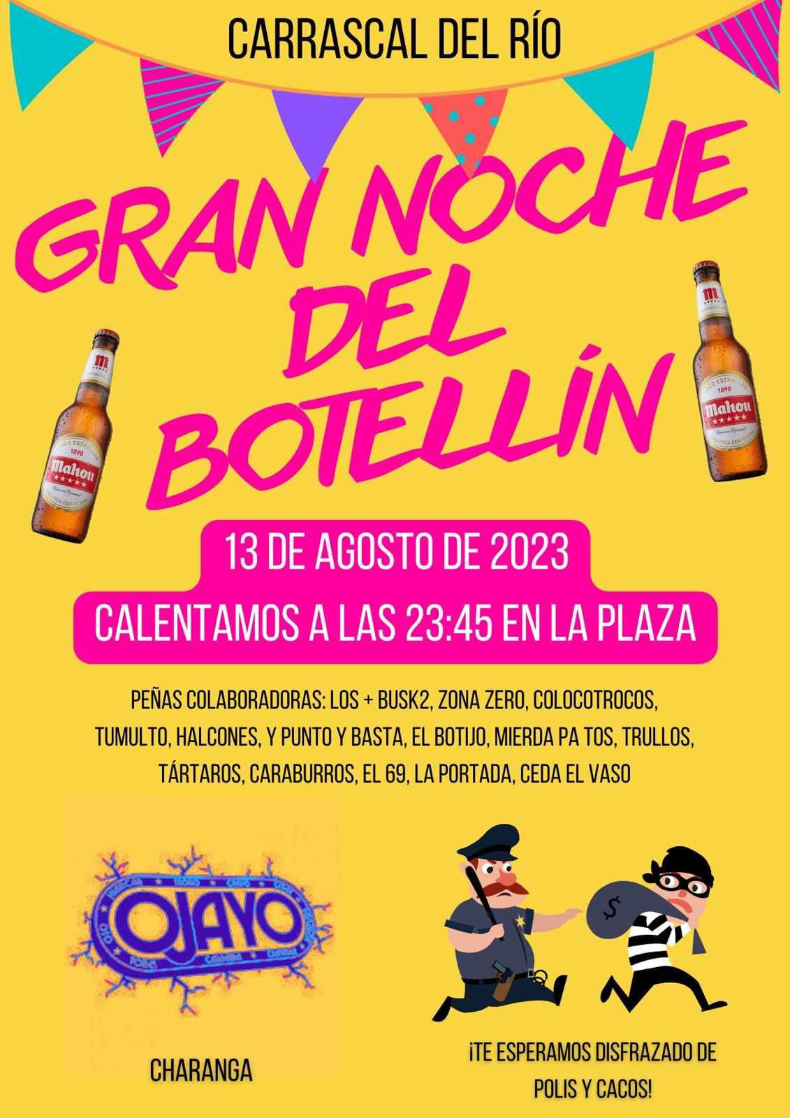 Gran Noche del Botellín en Carrascal del Río - Eventos de Segovia