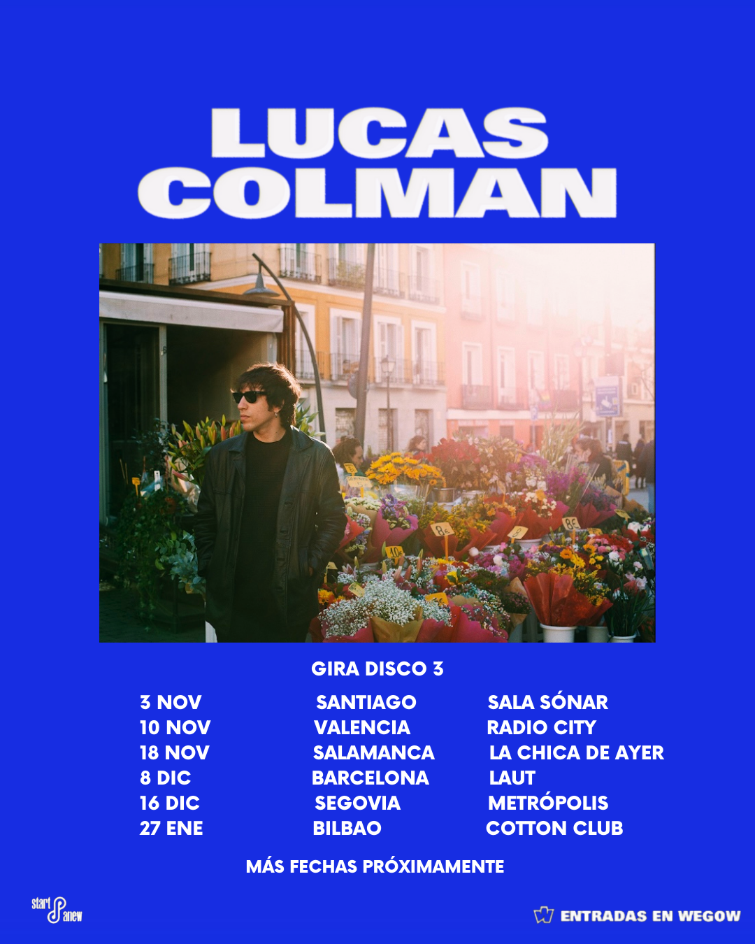 Concierto Lucas Colman en Metrópolis - Eventos de Segovia