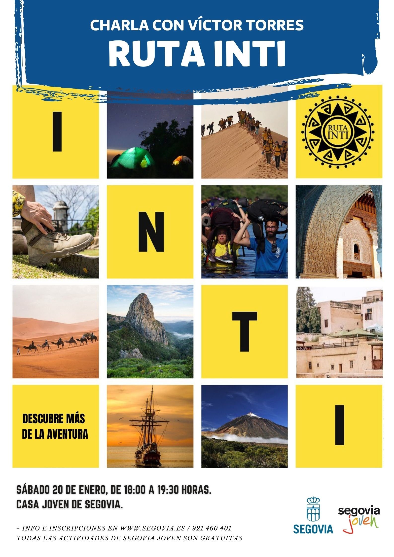 Charla sobre la Ruta Inti en Casa Joven - Eventos de Segovia