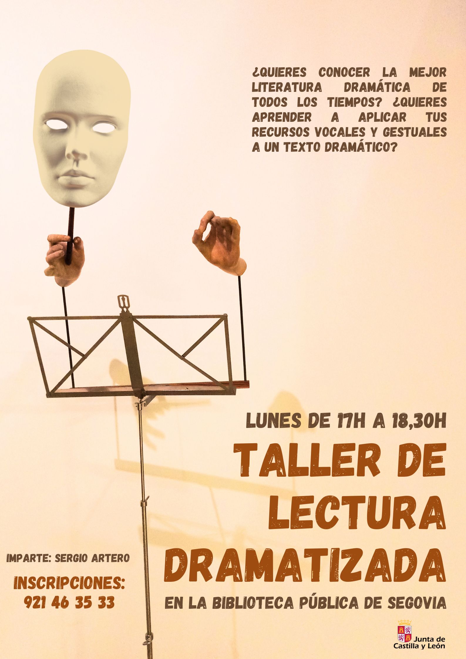 Taller de lectura dramatizada en la Biblioteca Pública - Eventos de Segovia