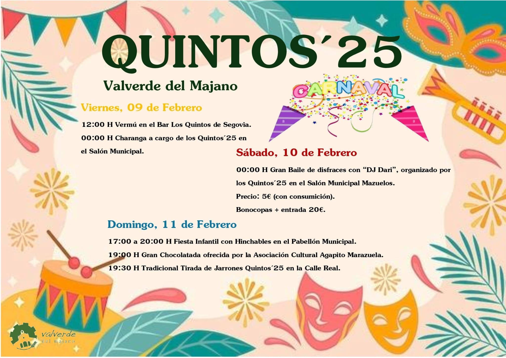 Quintos 2025 en Valverde del Majano - Eventos de Segovia