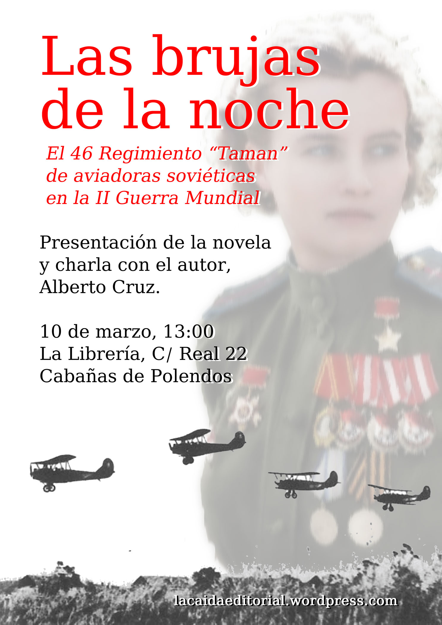 Presentación del libro - Las brujas de la noche - Eventos de Segovia