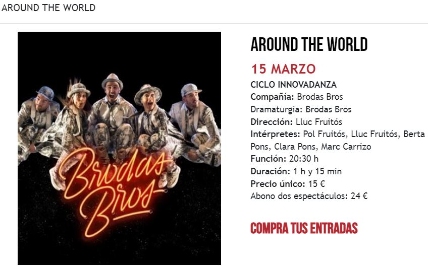 Brodas Bros en Teatro Juan Bravo - Eventos de Segovia
