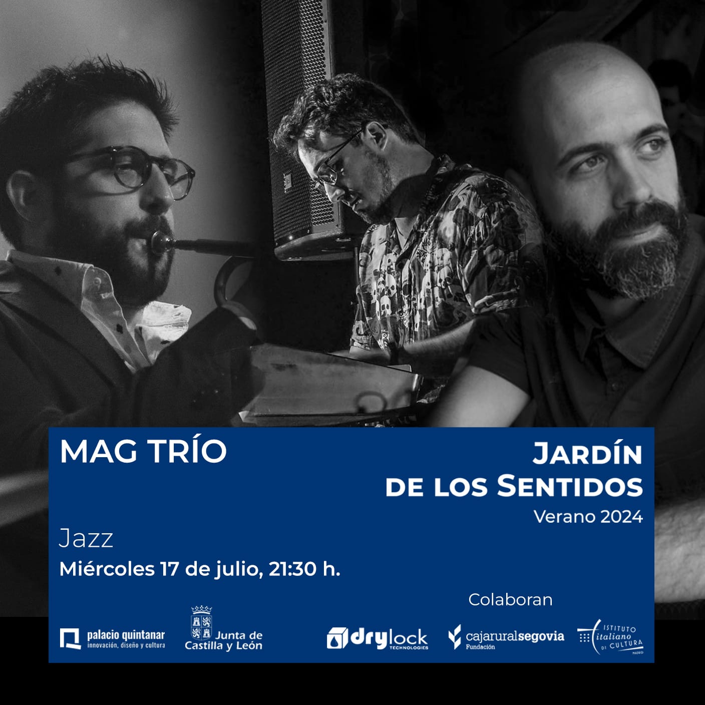 Jardín de los Sentidos - MAG trio 'Cuba y el Jazz' - Eventos de Segovia