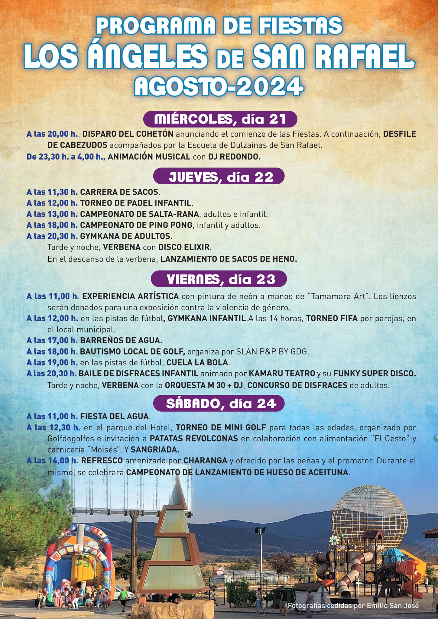 Fiestas en Los Ángeles de San Rafael 2024 - Eventos de Segovia