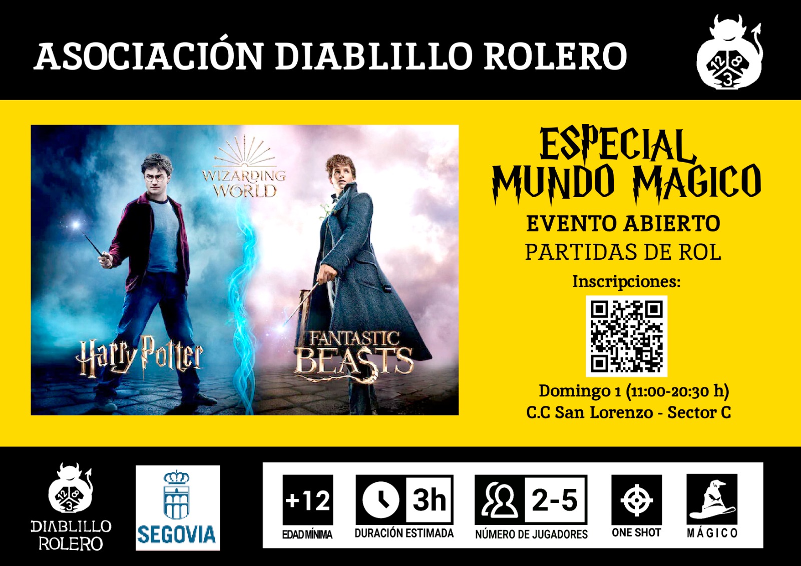 Diablillo Rolero - Especial Mundo Mágico - Eventos de Segovia