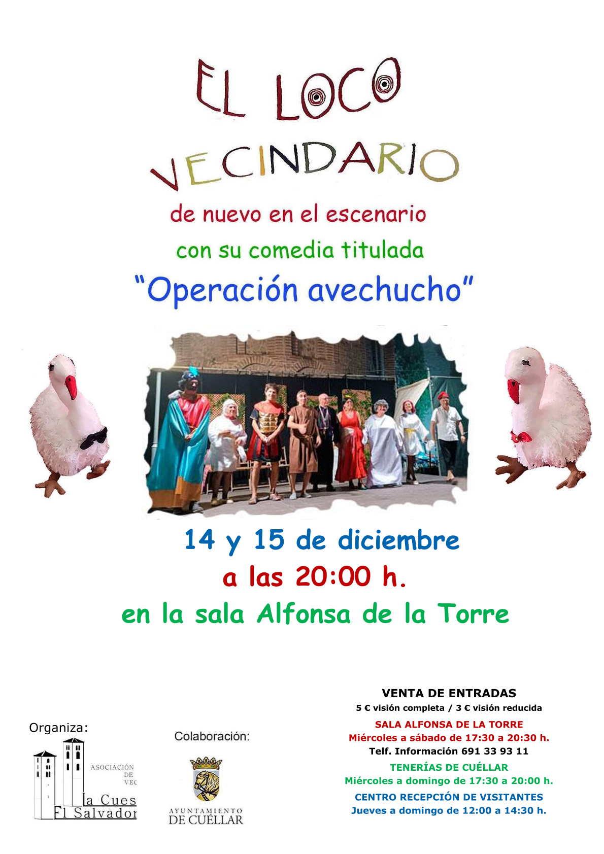 Teatro - Operación Avechucho en Cuéllar - Eventos de Segovia