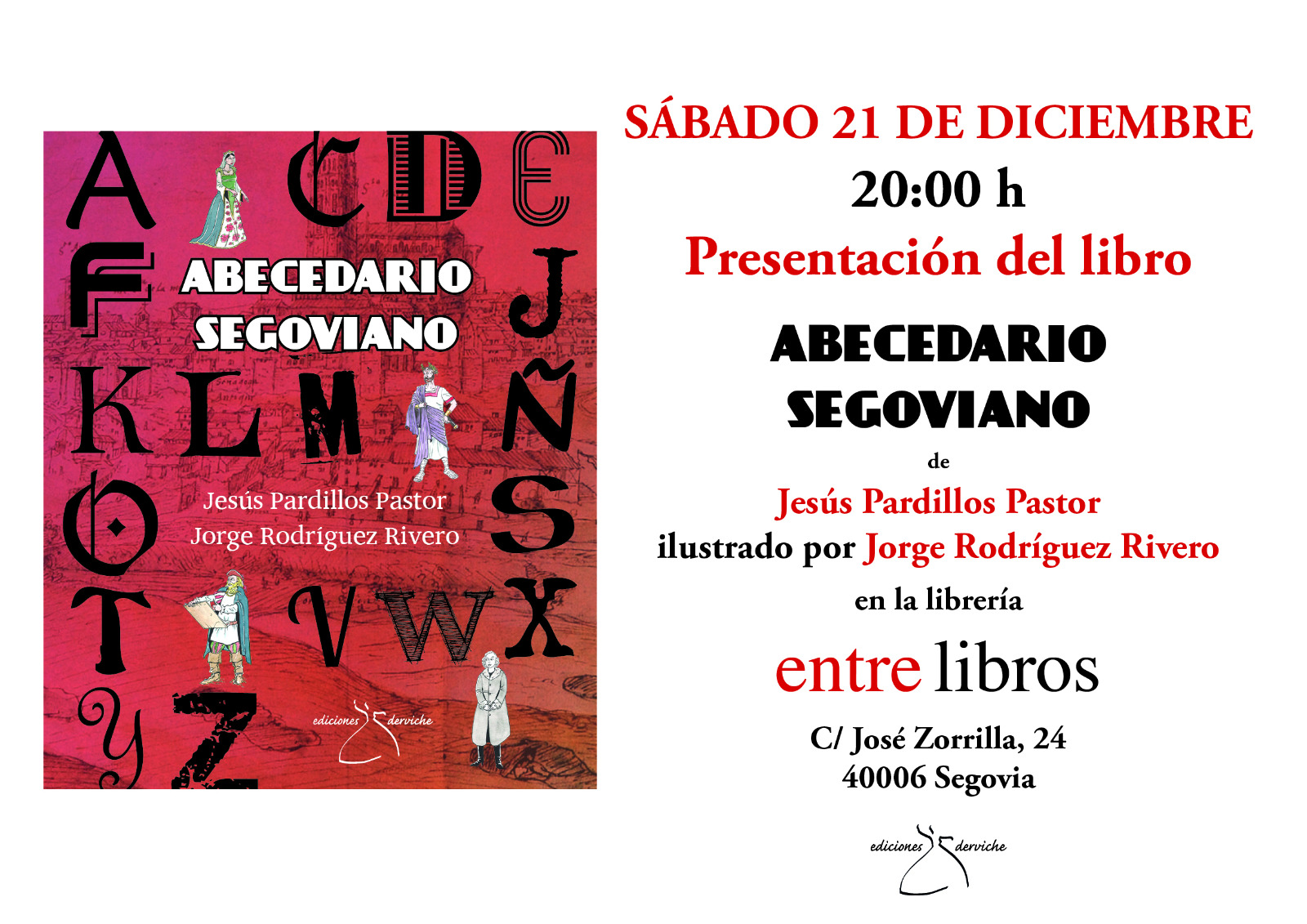 Presentación de 'Abecedario Segoviano' en Librería Entre Libros ...