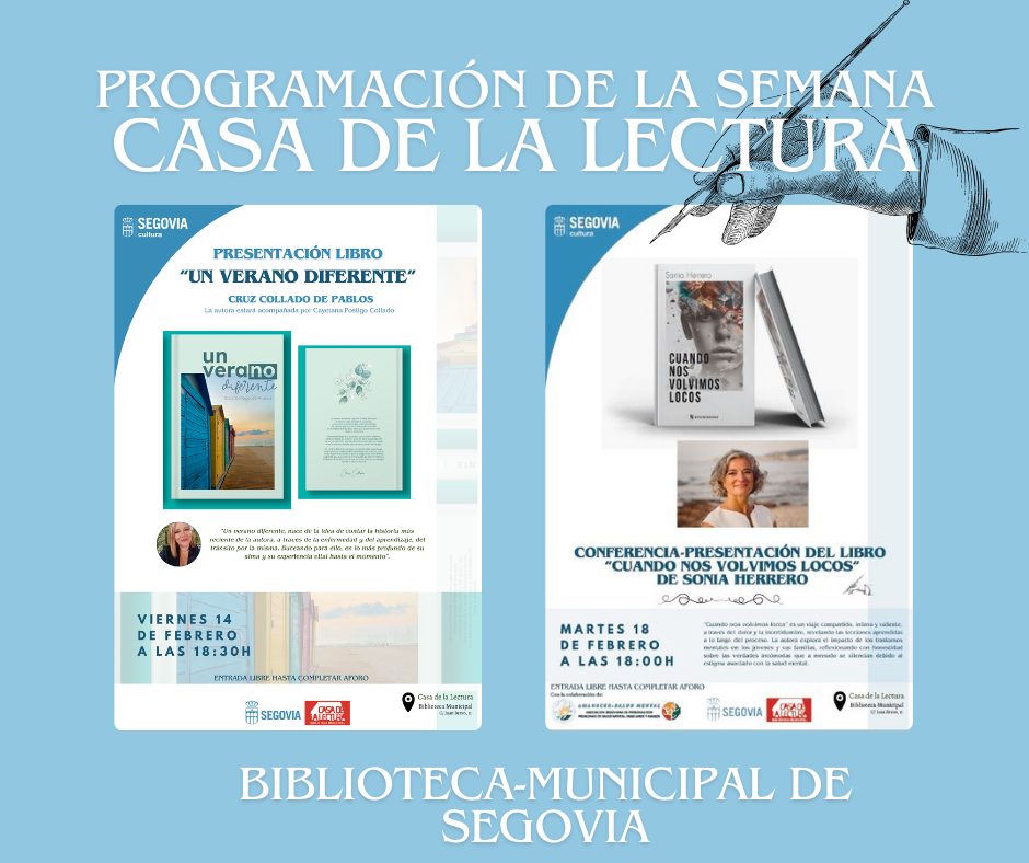 Presentación del libro 'Un verano diferente' en Casa de la Lectura - Eventos de Segovia