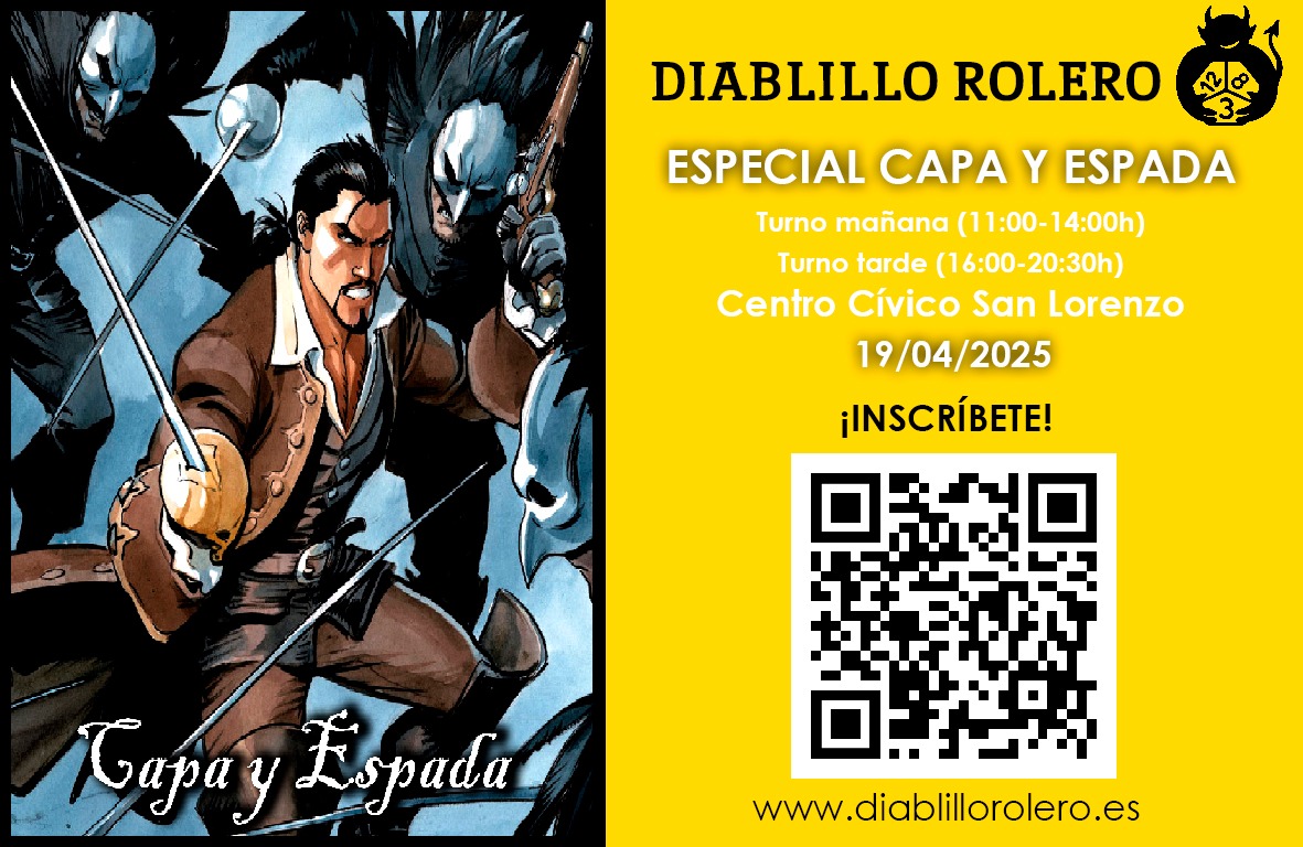 Diablillo Rolero - Especial 'Capa y espada' - Eventos de Segovia