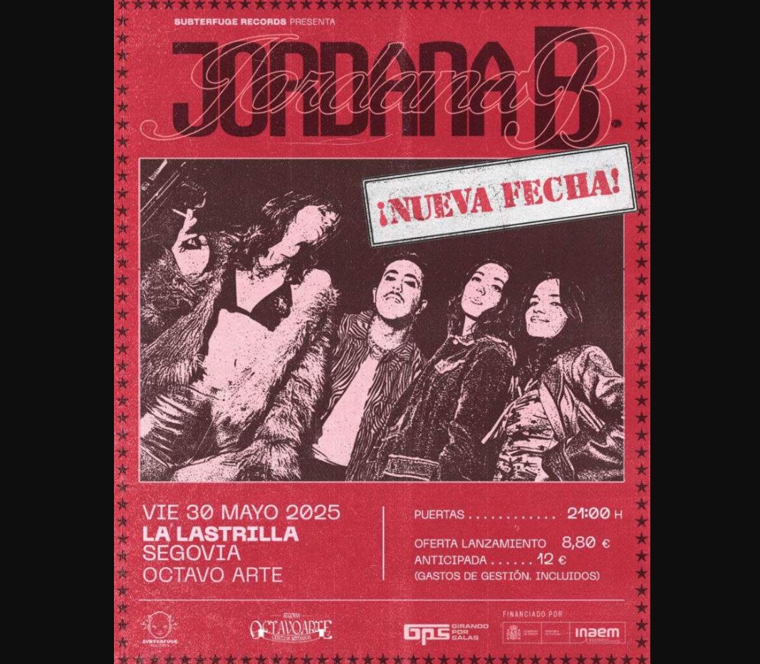 Concierto de Jordana B en Octavo Arte - Eventos de Segovia