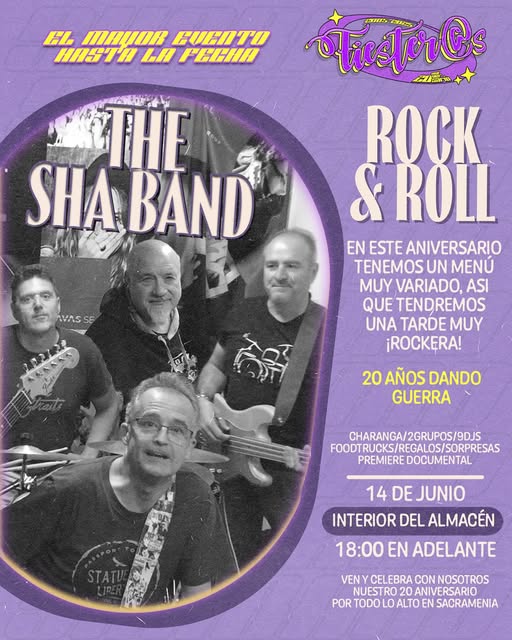 Fiestaprov’s Rock & Roll con The Sha Band en Sacramenia - Eventos de ...
