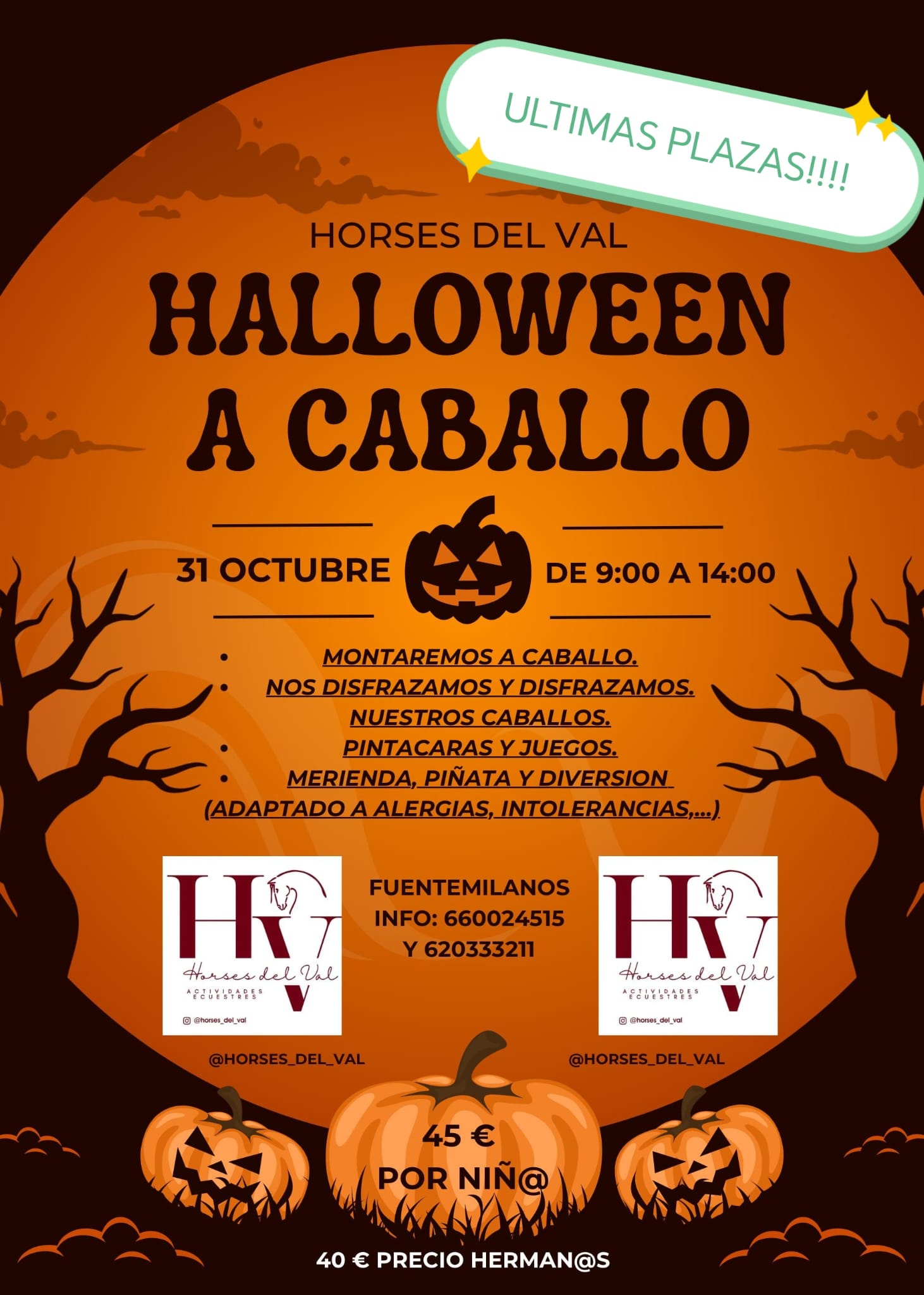 Halloween a caballo con Horses del Val en Fuentemilanos - Eventos de ...